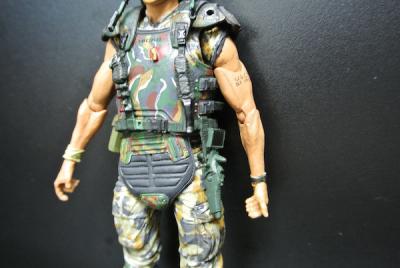 China Camouflage Soldier Action Figures , Army Action Figures With Screaming Face for sale