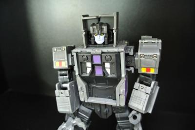 China Grey Color Transformer Robot Toy Have Sword For Adult Raise Manipulative Ability for sale