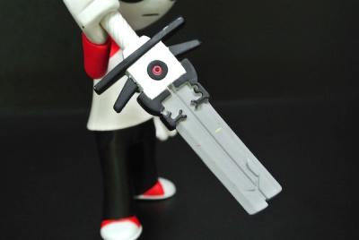 China White Hair Dave Anime Action Figures , Plastic Action Figures Customized Color for sale