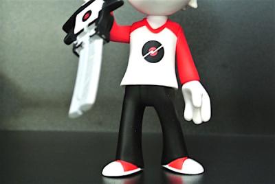 China White Hair Dave Anime Action Figures , Plastic Action Figures Customized Color for sale