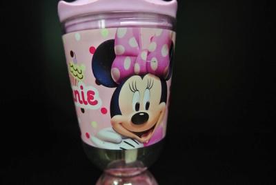 China Lovely Style Disney Mickey Mouse Water Bottle For Children Home Decoration for sale