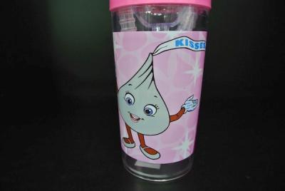 China Pink Onion Style Cartoon Character Water Bottle For3 Years And Up Easy Operation for sale