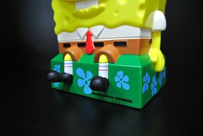 China 22CM Height Customized Spongebob Water Bottle For Children AS Material for sale