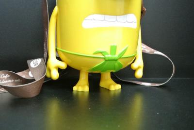 China Funny Style Souvenir Cartoon Character Water Bottle with AS / PS Material for sale