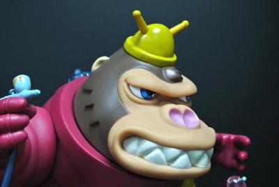 China Angry Orangutan Character Coin Bank Toy Big Ape For Display Special Design for sale