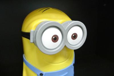 China Happy Minion Money Box , Minion Coin Bank Yellow Color Multi Styles for sale