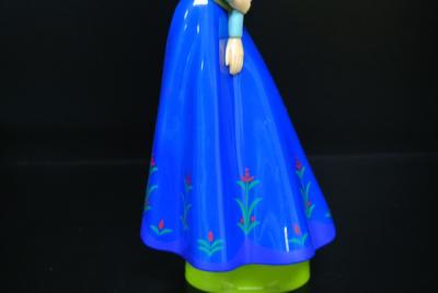 China Blue Snow Color Disney Frozen Figurines Cartoon Shampoo Bottle ANNA ELSA Princess Container for sale