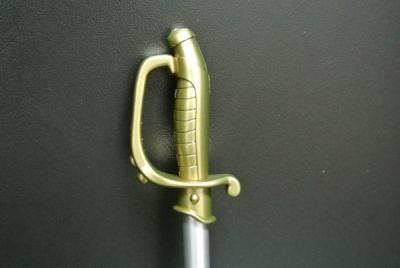 China Sword Style Metal Ballpoint Pen , Customized Retractable Ballpoint Pen 18cm for sale