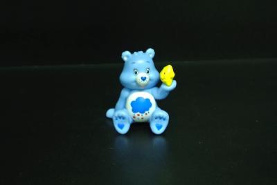 China Rainbow Color Key Ring Plastic Toy Figures Care Bear Sell For Collection For kids for sale