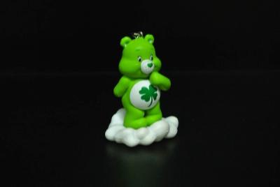 China Rainbow Color Key Ring Plastic Toy Figures Care Bear Sell For Collection For kids for sale