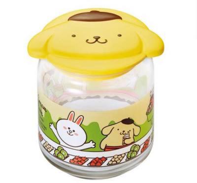 China Transparent Color Glass Storage Jar Plastic Toy Figures Sell In HongKong 7 - 11 Store For Collection for sale