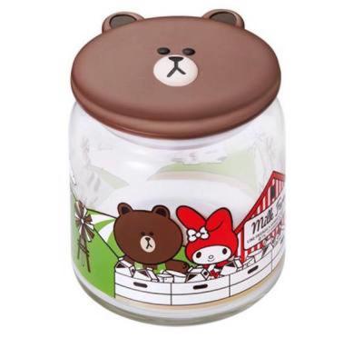 China Transparent Color Glass Storage Jar Plastic Toy Figures Sell In HongKong 7 - 11 Store For Collection for sale