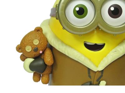 China 5 - 7 Inch Height Yellow Color  Cartoon Shampoo Bottle Made By PVC / ABS Material for sale