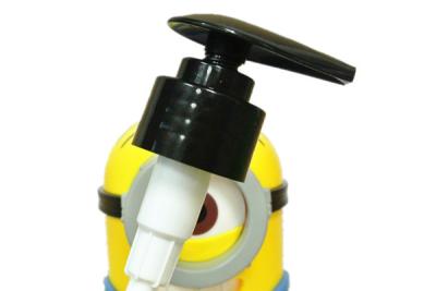 China 5 - 7 Inch Height Yellow Color  Cartoon Shampoo Bottle Made By PVC / ABS Material for sale