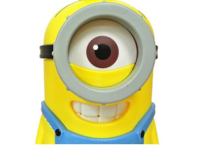 China 5 - 7 Inch Height Yellow Color  Cartoon Shampoo Bottle Made By PVC / ABS Material for sale