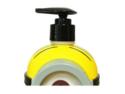 China 5 - 7 Inch Height Yellow Color  Cartoon Shampoo Bottle Made By PVC / ABS Material for sale