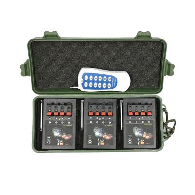 China AM04R-3 Programmable Fireworks Firing System 150M 12 Key Remote Control 12 Channel 3pcs 4 Cues for sale