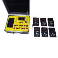 China Remote Programmable Fireworks Firing System AM04R-6A 24 Cues 1200 Group Transmitter for sale