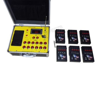 China Remote Programmable Fireworks Firing System AM04R-6A 24 Cues 1200 Group Transmitter for sale