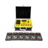 China Remote Programmable Fireworks Firing System AM04R-6A 24 Cues 1200 Group Transmitter for sale