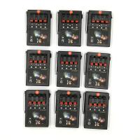 China 4 Cues Programmable Fireworks Firing System AM04R-9A 36 Channel Transmitter 9 Pcs for sale