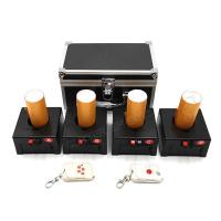 China D04 Stage Indoor Cold Fountain Fireworks Firing System 4 Channel Wireless Double Remote for sale