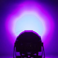 China Stage Lighting RGBWA 6 In 1 LED DMX512 Flat Par Club Bar Dance Floor Wedding Stage Lights for sale