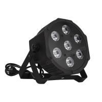 China Stage Effect 7x12W RGBW Hex Par DMX LED Flat Par Light For Studio Concert Party Lighting for sale
