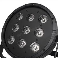 China Mini LED Flat Lamp Beads Flat Lamp 9*12W RGBW DMX LED Stage Effect Par Lighting For Disco for sale