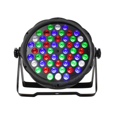 China Flat Par Stage Lighting 54x3W RGBW Mixing DJ Wash Light 162W For KTV Disco for sale