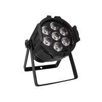 China 7x12W LED Plastic Flat Par Light RGBW 4in1 DMX512 Wash Dj Lights for sale