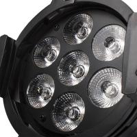 China 7x12W LED Plastic Flat Par Light RGBW 4in1 DMX512 Wash Dj Lights for sale