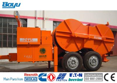 China 4x50 2x100 KN Hydraulic Tensioner Overhead Transmission Line Stringing Equipment 1500mm Bullwheel for sale