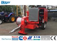 China 180kN Hydraulic Puller Machine for Overhead Line Construction 750mm Bullwheel for sale