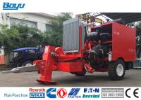 China Groove Number 10 Hydraulic Cable Puller With 24V Electric Starting Engine for sale
