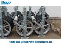 China Five Bundled Conductor Pulley With Grounding Wheels Workload 40 KN for sale
