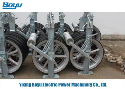 China Five Bundled Conductor Pulley With Grounding Wheels Workload 40 KN for sale
