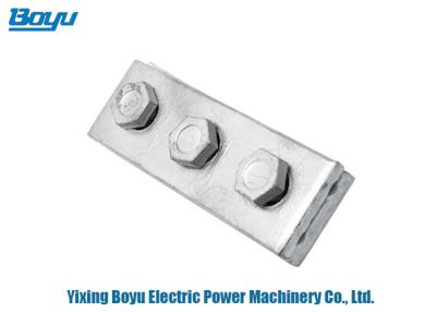 China Three Bolt Guy Wire Clamp 1/2 Inch Diameter Hot Dip Galvanized Steel for Transmission Line Stringing Tools for sale