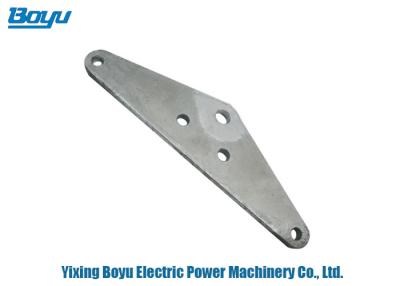 China 100kN 400mm Hot Dip Galvanized Steel Yoke Plate for Insulator String Transmission Line Stringing Tools for sale