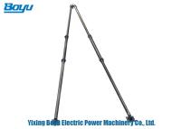 China Transmission Line Stringing Tools A Shape Tubular Tower Gin Pole for sale