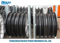 China 660x100mm Wheel Size Bundled Conductor Pulley 5 Sheave Blocks for sale