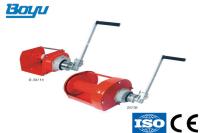 China Steel Wire Rope Brake Hand Winch Worm Gear 3 Ton Capacity 12.5mm Cable for sale