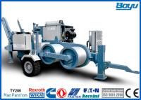 China TY280 28 Ton Hydraulic Tension Stringing Equipment - 280kN Pull Capacity, 38mm Rope Diameter for Transmission Lines for sale