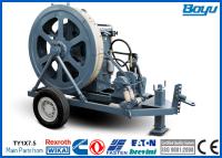 China 7.5kN ADSS OPGW Line Tension Stringing Equipment with 1100mm Bull Wheel and 40m/min Speed for sale