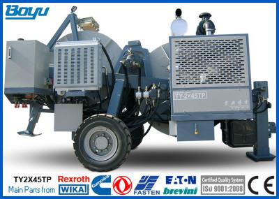 China TY2X45TP Hydraulic Puller Tensioner - 2x45kN Capacity, 40mm Conductor, Cummins 118kW Engine for sale
