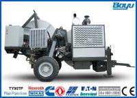 China 90kN 9T Overhead Line Stringing Equipment Dual Purpose Puller Tensioner with 1500mm Bull-wheel and 118kW Cummins Engine for sale