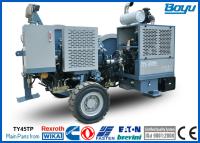 China 45kN 4.5T Cummins Overhead Line Stringing Equipment with 1500mm Bull-wheel and 34mm Conductor Capacity for sale