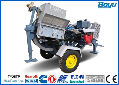 China TY25TP Overhead Line Stringing Equipment 25kN 2.5T Capacity 36mm Conductor Puller for Railway Power Lines for sale