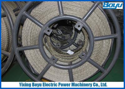 China 11mm Anti-twisting Braided Steel Wire Rope - 80kN Breakage Load, 1000m Length for Transmission Line Stringing for sale