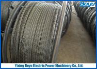 China 24mm Anti-twisting Braided Steel Wire Rope - 360kN Breaking Load, 800m Length for Overhead Line Stringing for sale
